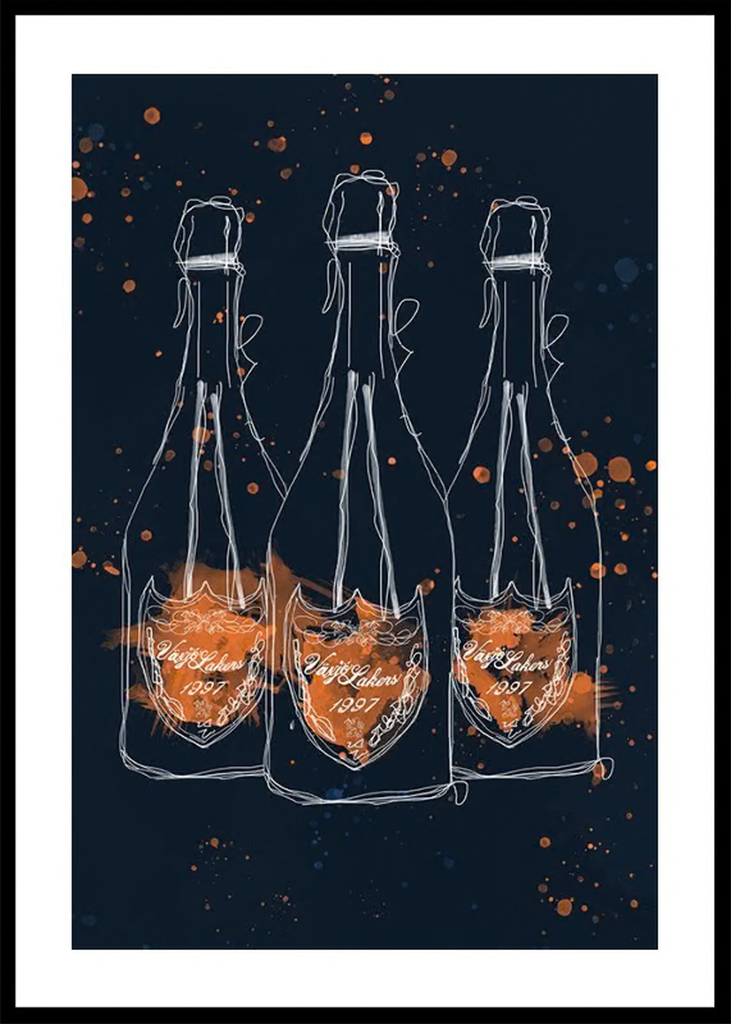 Lakers Dompa Dark Poster – TeamStore